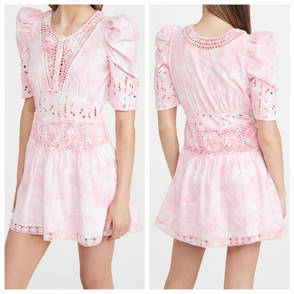 LoveShackFancy | Dresses | Loveshackfancy Divine Dress In Pink Party ...